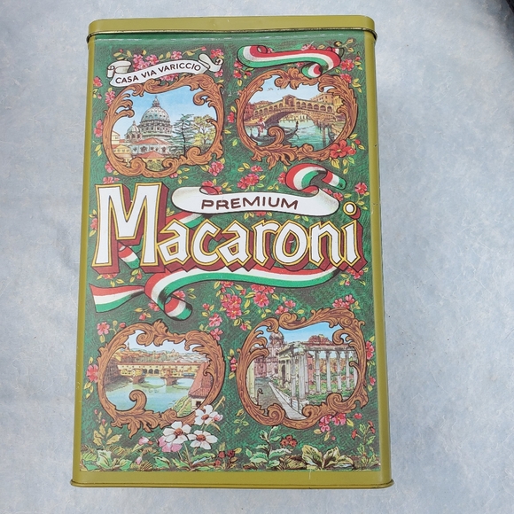 Other | Vintage Tin Italian Macaroni Theme | Poshmark